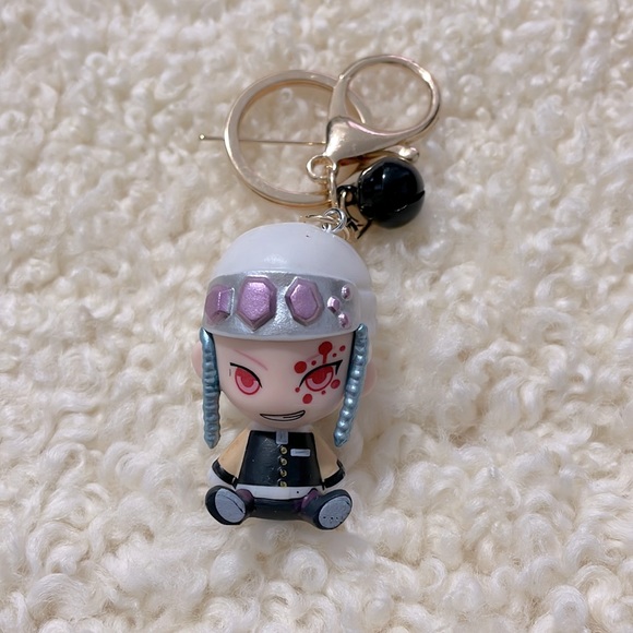 Accessories | Demon Slayer Chibi Keychain With Bell Tengen Uzui | Poshmark